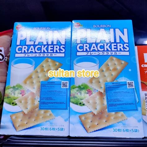 Jual Bourbon Plain Crackers 92 Gram Shopee Indonesia