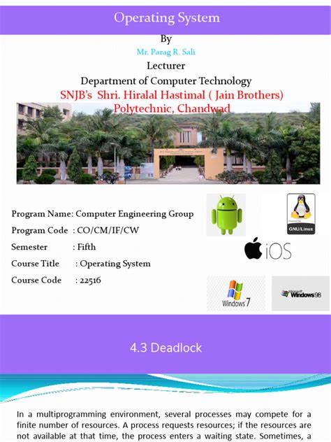 4 3 Deadlock Pdf Process Computing Computing