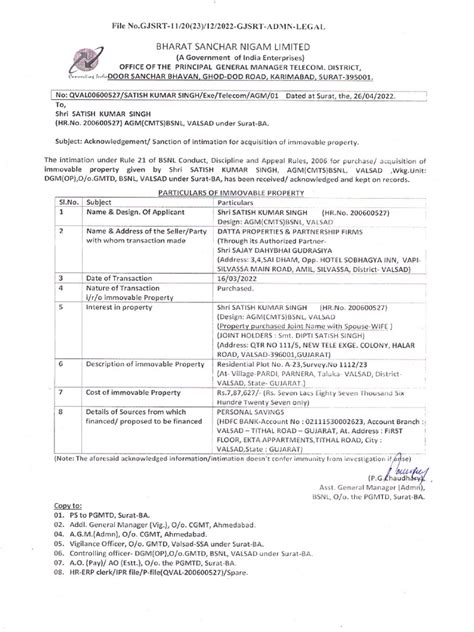 Sanction Memo Of Immovable Property Pdf