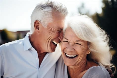 Premium Photo Happy Married Old Couple Enjoying Outdoor Vacation