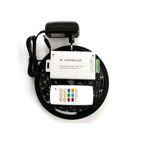Kit bande LED RGB LED m étanche m contrôleur RF V