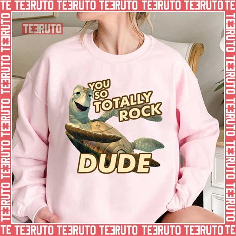 Crush From Finding Nemo Tortoise Unisex Sweatshirt Teeruto