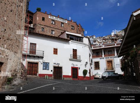 Taxco Colonial Town Well Known For Its Silver Markets Guerrero State