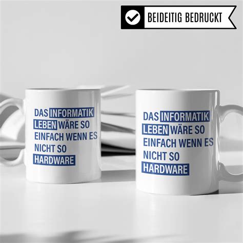 Informatiker Tasse Informatiker Geschenk IT Programmierer Etsy