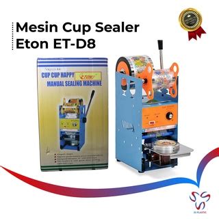 Jual MESIN CUP SEALER ETON ET D8 ORIGINAL MESIN PRESS GELAS PLASTIK