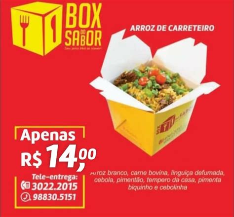 Box Do Sabor Box Do Dia 14 00 Sex 18 02 22 Arroz De Facebook