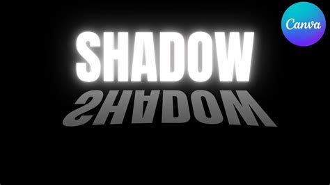How To Make Text Shadow Effect In Canva Tutorial Youtube