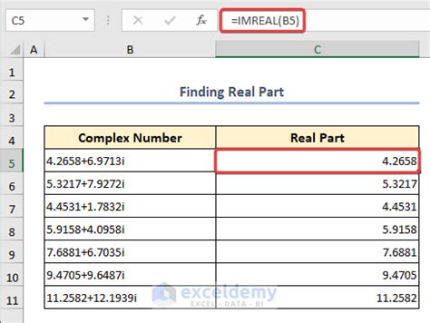 How To Insert Use And Convert Complex Numbers In Excel ExcelDemy
