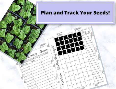 Printable Seed Planner Indoor Seed Starting Journal Seed Starting