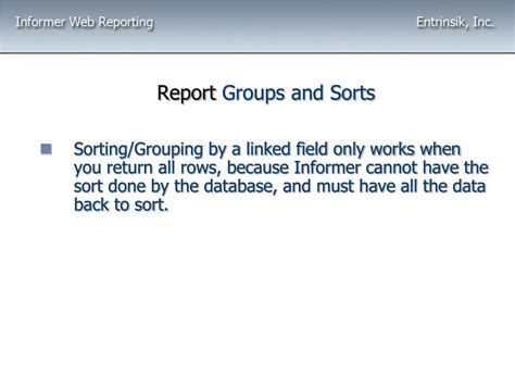 PPT Informer Web Reporting Basic Reporting PowerPoint Presentation Free Download ID 5518103