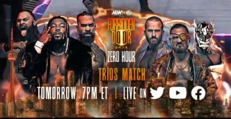 Chris Samsa On Twitter AEWxNJPW Forbidden Door Zero Hour Pre Show