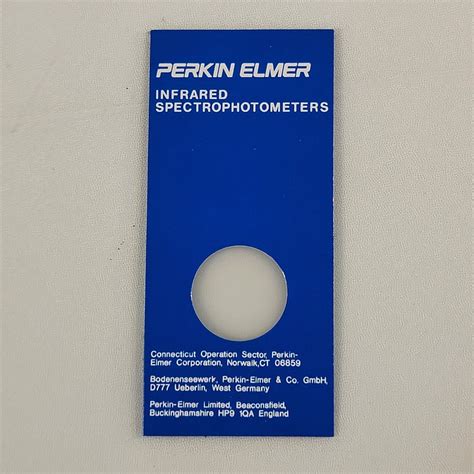 Perkinelmer Infrared Ftir Spectrometer Reference Calibration 0 038mm P Lab Liquidators Store
