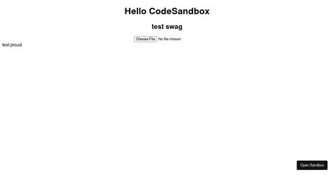File Save Forked Codesandbox