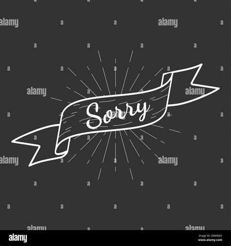 Apology Vector Vectors Stock Vector Images Alamy
