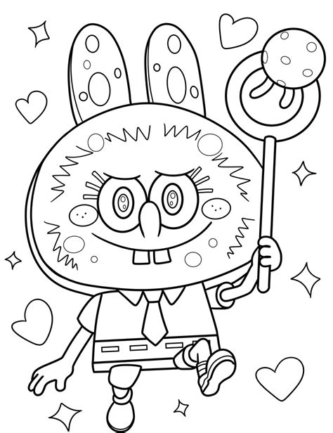 Imprimir Labubu Para Colorir