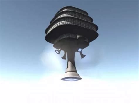 Hover Station Spaceship Free 3d Model Carrara Open3dmodel