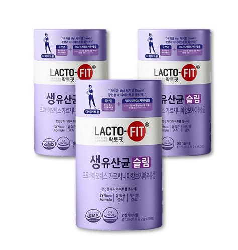 종근당건강 락토핏 생유산균 슬림 2g 60포 3박스 티몬