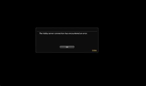 How To Fix Ffxiv Lobby Server Error 5006 Windows Bulletin