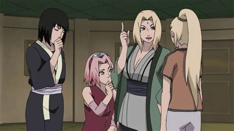 Naruto Tsunade And Her Students Аниме девушка Аниме Наруто