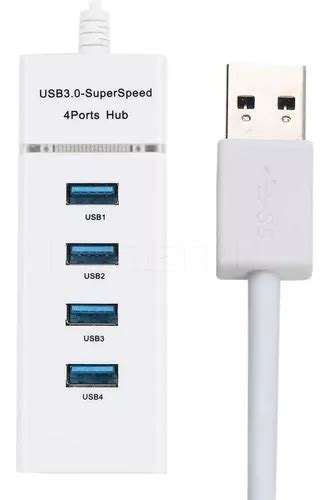 Hub De 4 Puertos Usb 30 De Alta Velocidad De 5 Gbps Realengo