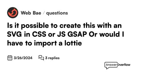 Is It Possible To Create This With An Svg In Css Or Js Gsap Or