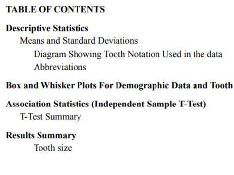 A World Class Statistical Analysis With Modern Visualizations And