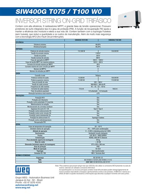 datasheet siw 400g t075 t100 w0 pt web pdf rede de computadores