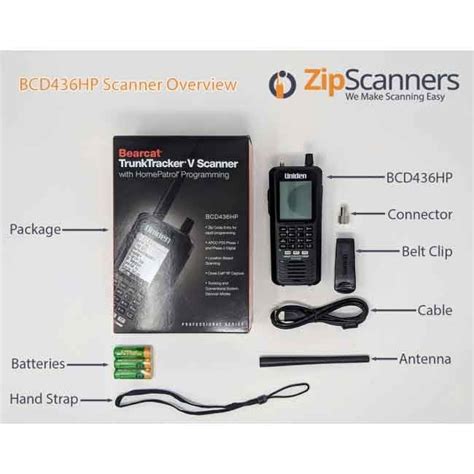 Bcd436hp Police Scanner Uniden Digital Handheld Scanner