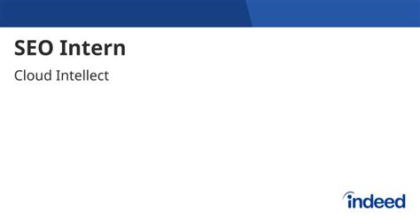 Cloud Intellect On Linkedin Seo Intern Manish Nagar Nagpur Maharashtra