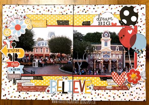 Carnival Scrapbook Page Ideas