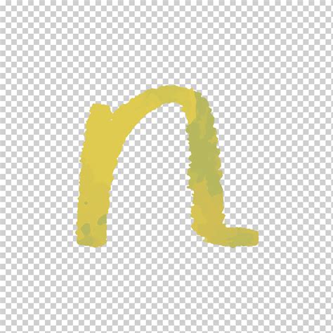 Letras Amarillas Letras Acuarelas Amarillas N Pintura De Acuarela