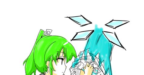東方 大チル落書きまとめ 風月のマンガ チルノ 大妖精 大チル Pixiv