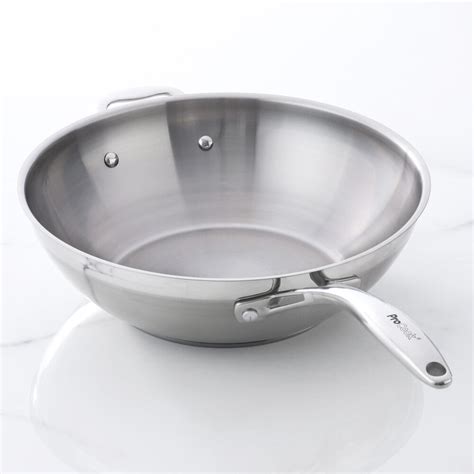 Professional Stainless Steel Frying Pan Uncoated 28cm Professional Stainless Steel From Procook