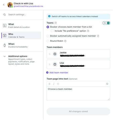 Setting Up Calendar Managed Availability YouCanBookMe