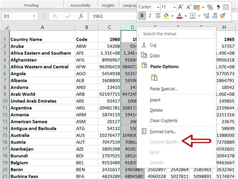 How To Lock Column Width In Excel Without Protecting Sheet Design Talk