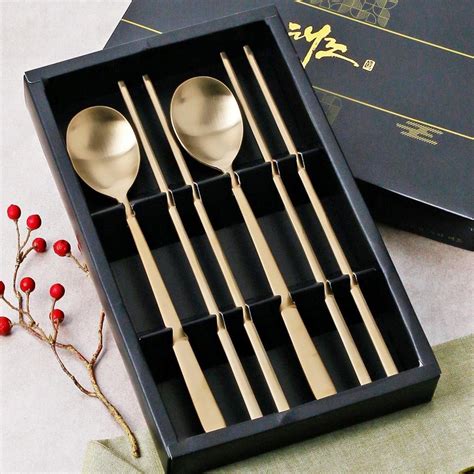 명품 티타늄 수저 세트 6벌숫가락6개 젓가락6개 헬로마켓