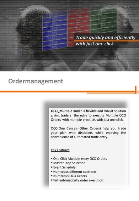 Oco Multiple Trader Pdf