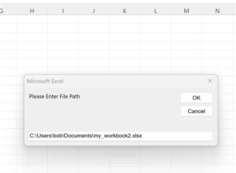 Vba How To Open Workbook From Path
