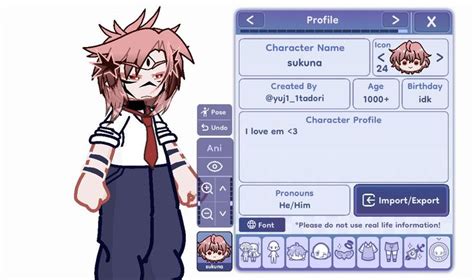 Sukuna ★ Academy Au Gl2 Gacha Life 2