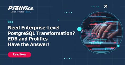 prolifics on linkedin postgresql edb database