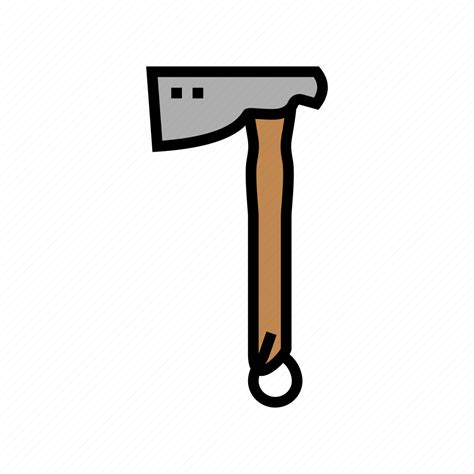 Roofing Axe Weapon Ax Hatchet Wood Icon Download On Iconfinder