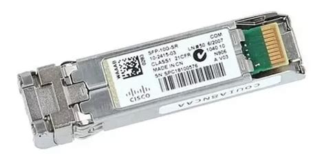 Cisco 10gbase Sr Sfp Módulo Transceptor Para Mmf Sfp 10g Sr Cuotas