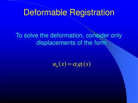 Ppt Itk Deformable Registration Powerpoint Presentation Free Download Id4341077