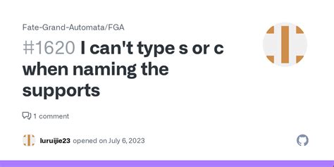 I Cant Type S Or C When Naming The Supports · Issue 1620 · Fate Grand
