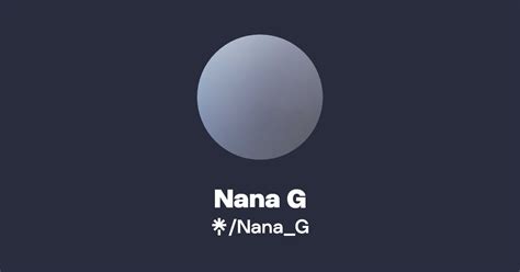 Nana G Linktree