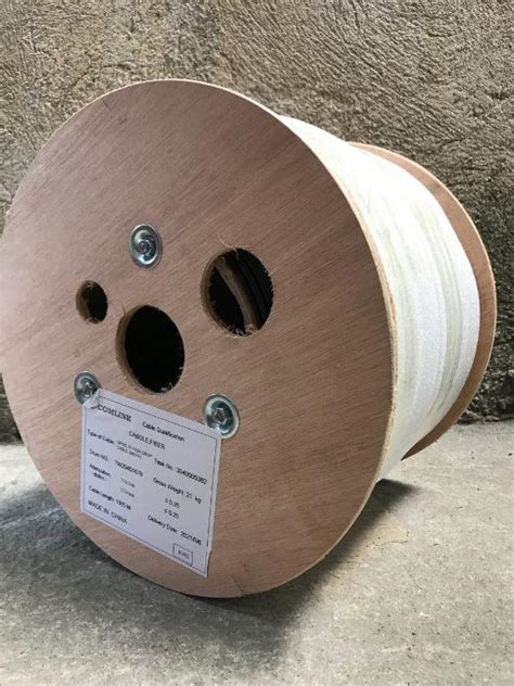 Comlink Ftth Optical Fiber Cable Ftth Drop Cable Single Core 1 Km