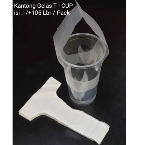 Jual Plastik Tenteng Gelas T Cup Bubble Juice Plastik T Cup T CUP