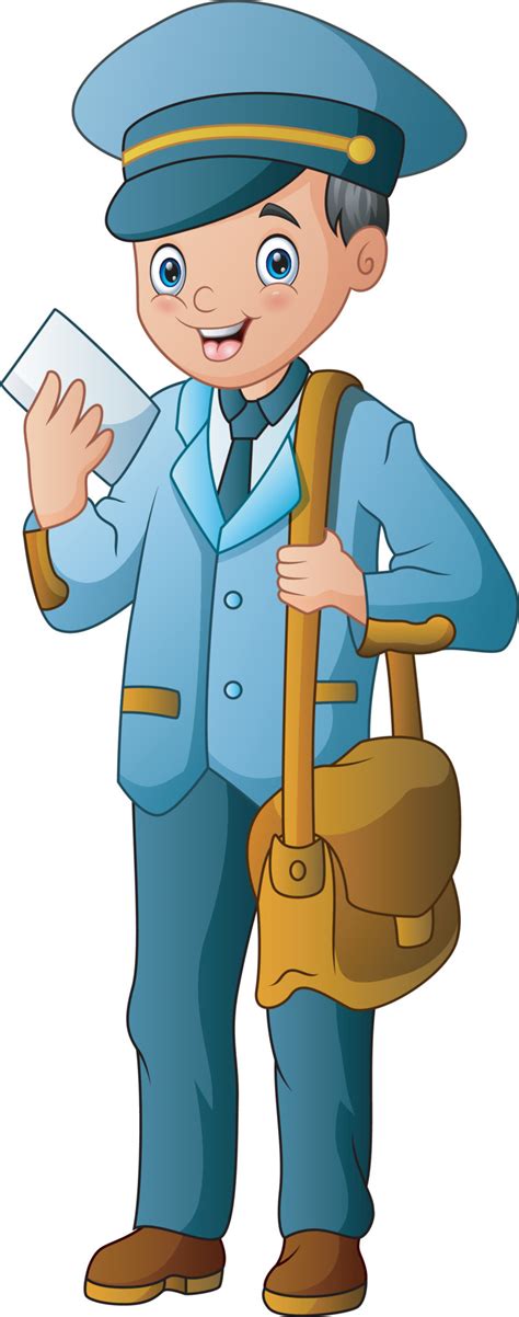 Simple Mailman Cartoon