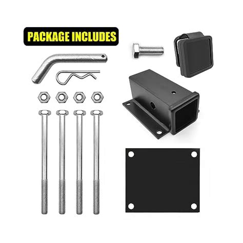 Kairay Bolt On Rv Bumper Hitch Receiver Adapter For 4 45” Beamsï¼ 2