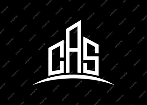 Premium Vector Letter Cas Building Vector Monogram Logo Design